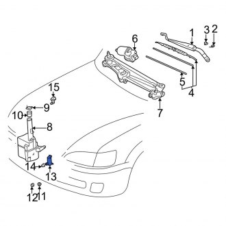 Toyota Tacoma Windshield Washer Pumps — CARID.com