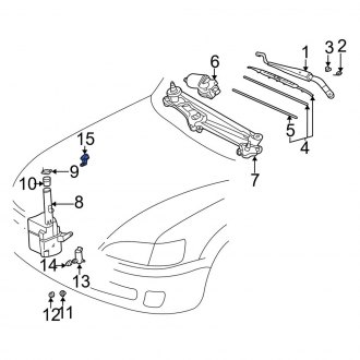Toyota Car/Truck Washer Nozzles & Parts — CARID.com