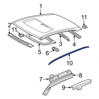 Toyota Camry Roof Seals & Moldings | CARiD