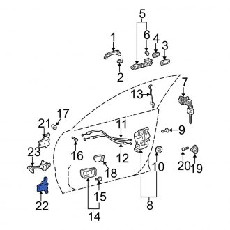Toyota FJ Cruiser Door Hinges, Pin & Bushing Kits – CARiD.com