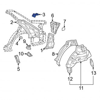 Toyota Camry OEM Quarter Panels & Parts | Rear & Front — CARiD.com