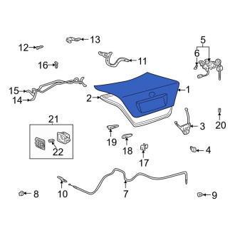 Toyota Camry Replacement Trunk Lids — CARiD.com