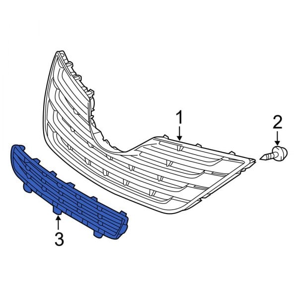Toyota OE 5311206090 - Front Lower Grille