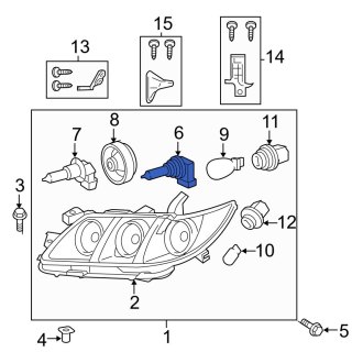 Toyota Land Cruiser OEM Headlights | Projector, LED, HID, Halo — CARiD.com