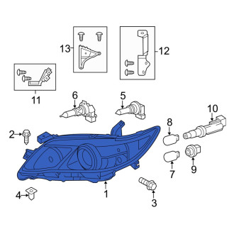 Toyota Camry OEM Headlights | Factory Headlights - CARiD.com