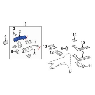 Toyota Avalon Replacement Chassis Frames & Rails - CARiD.com