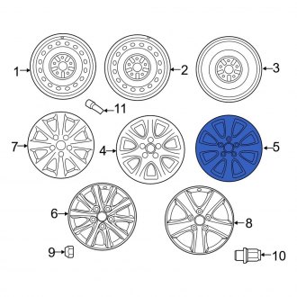 Toyota Camry OEM Wheels | Original Steel & Alloy Wheels — CARiD.com