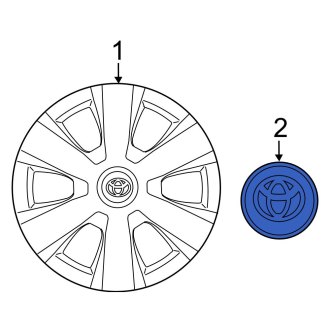 Toyota Wheel Center Caps - Floating & Custom | CARiD