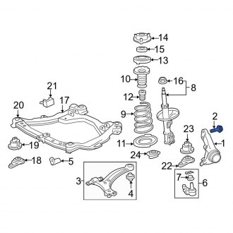 Toyota Corolla Cross Steering Knuckles, Spindles & Parts | CARiD