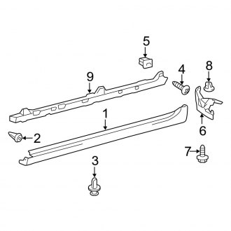 2007 Toyota Camry Replacement Rocker Panels | CARiD