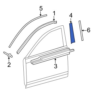 Toyota Window Trim - Moldings, Pillar Posts, Sills | CARiD