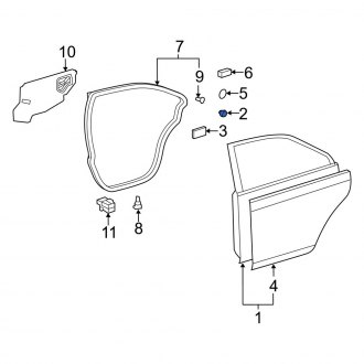 Toyota Tacoma OEM Doors & Parts | Shells, Panels, Armrests — CARiD.com