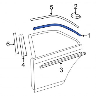 Toyota Camry Window Trim | Moldings, Pillar Posts — CARiD.com