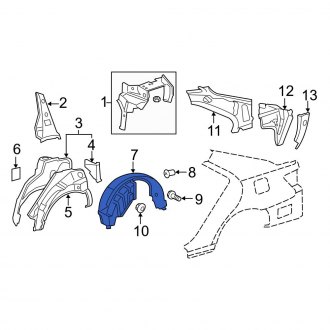 Toyota Camry Inner Fenders | Wells, Liners, Shields — CARiD.com
