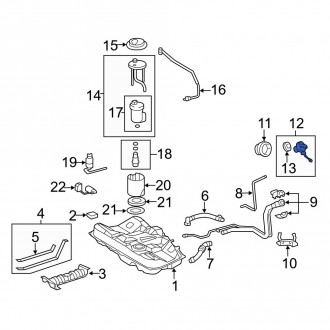 Toyota Camry OEM Fuel System Parts - Pumps, Lines | CARiD
