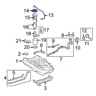 Toyota Camry OEM Fuel System Parts | Pumps, Lines — CARiD.com
