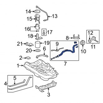 Toyota OEM Fuel System Parts | Pumps, Lines, Injectors — CARiD.com