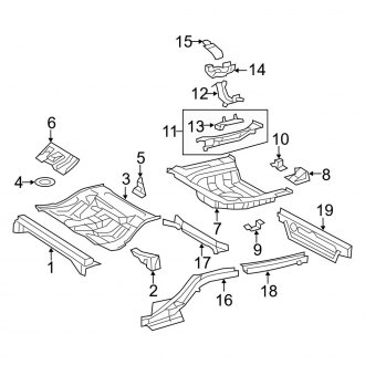 2007 Toyota Camry Chassis Frames & Rails - CARiD.com