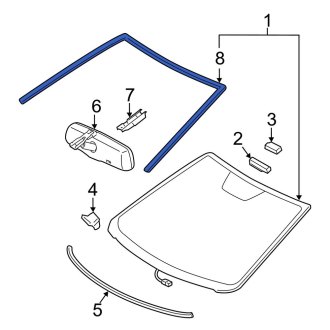 Toyota Camry Window Trim | Moldings, Pillar Posts — CARiD.com