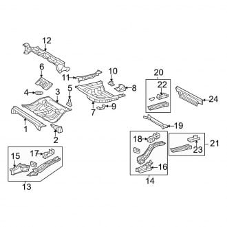 2007 Toyota Camry Chassis Frames & Rails - CARiD.com