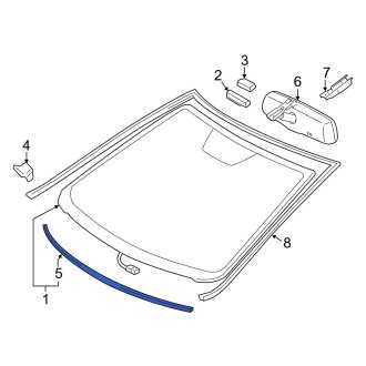 Toyota Highlander Replacement Window Seals | CARiD
