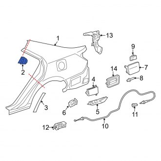 Toyota Camry OEM Quarter Panels & Parts | Rear & Front — CARiD.com