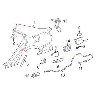 Toyota Sequoia OEM Quarter Panels & Parts | Rear & Front — CARiD.com