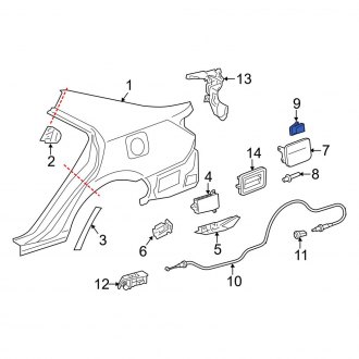 Toyota Camry OEM Quarter Panels & Parts | Rear & Front — CARiD.com