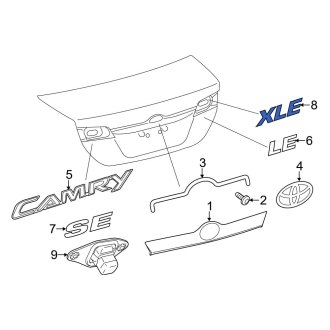 Toyota Camry Logos — CARiD.com