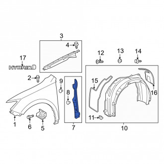 Replacement Fender Seals - Front & Rear | CARiD