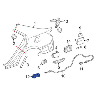 Toyota Camry OEM Quarter Panels & Parts | Rear & Front — CARiD.com