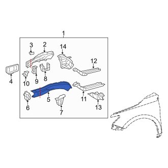 Toyota Avalon Replacement Chassis Frames & Rails - CARiD.com