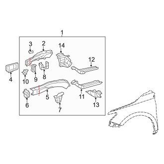Toyota Camry Replacement Chassis Frames & Rails | CARiD