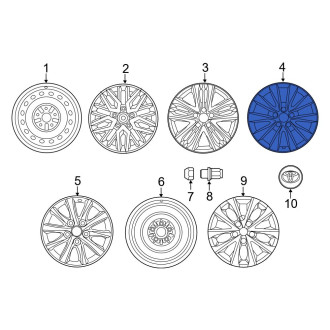 Toyota Camry OEM Wheels | Original Steel & Alloy Wheels — CARiD.com