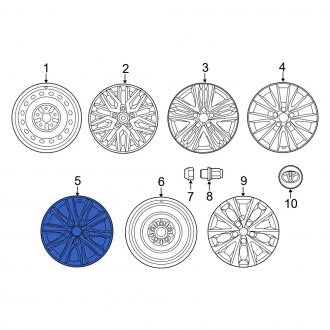 Toyota Camry Factory Steel Wheels | CARiD