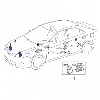Toyota Camry Air Bag Parts | Sensors, Modules, Clocksprings — CARiD.com