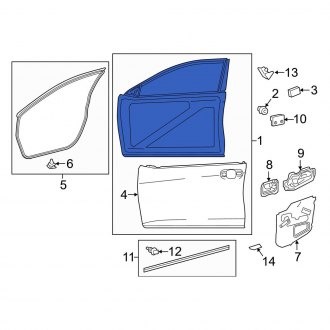 Toyota Camry Replacement Door Shells & Skins | CARiD