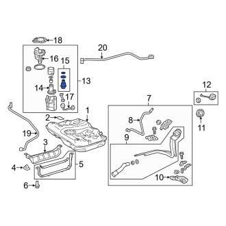 Toyota OEM Fuel System Parts | Pumps, Lines, Injectors — CARiD.com