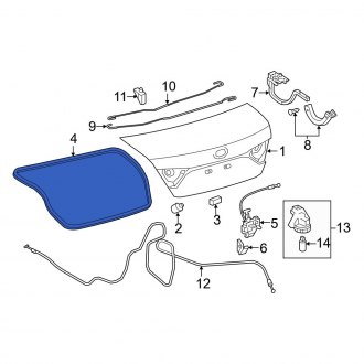 Toyota Camry Trunk & Tailgate Seals | CARiD