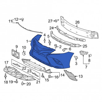 Toyota Camry Replacement Front Bumpers & Components | CARiD