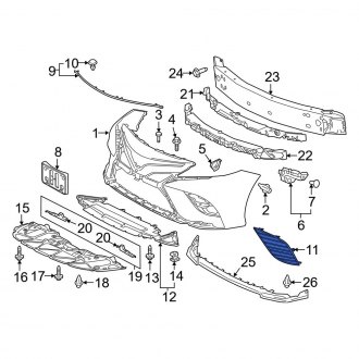 Toyota OE™ Replacement Grilles - CARiD.com