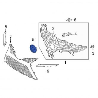 Toyota Corolla Cross Grille Frames & Moldings — CARiD.com