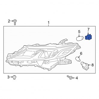 Toyota Corolla OEM Headlights | Projector, LED, HID, Halo — CARiD.com