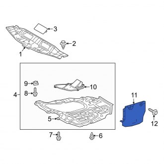 Toyota Avalon Underbody Covers | Splash Shields — CARiD.com