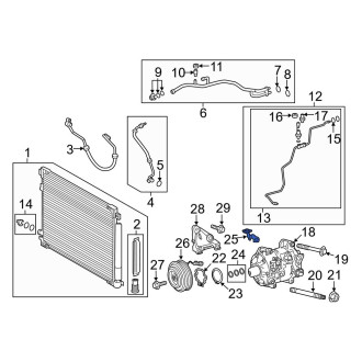 Toyota OEM A/C & Heating Parts | Systems, Compressors — CARiD.com