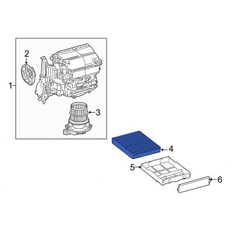 Toyota Corolla Cross OEM A/C & Heating Parts | Systems, Compressors ...