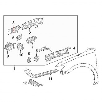 2022 Toyota Camry Chassis Frames & Rails | CARiD