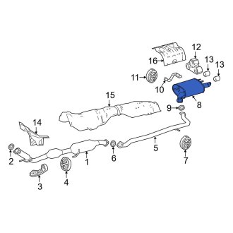 Toyota Camry OEM Exhaust Parts - Systems, Tips, Pipes | CARiD