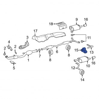 Toyota Corolla Cross Exhaust Pipes | Straight, Flex, Y/X-Pipes, Side ...