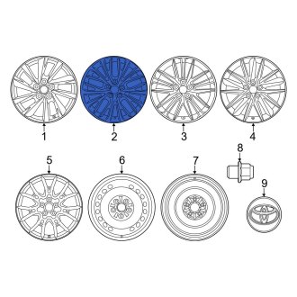 Toyota Camry OEM Wheels - Original Steel & Alloy Wheels | CARiD